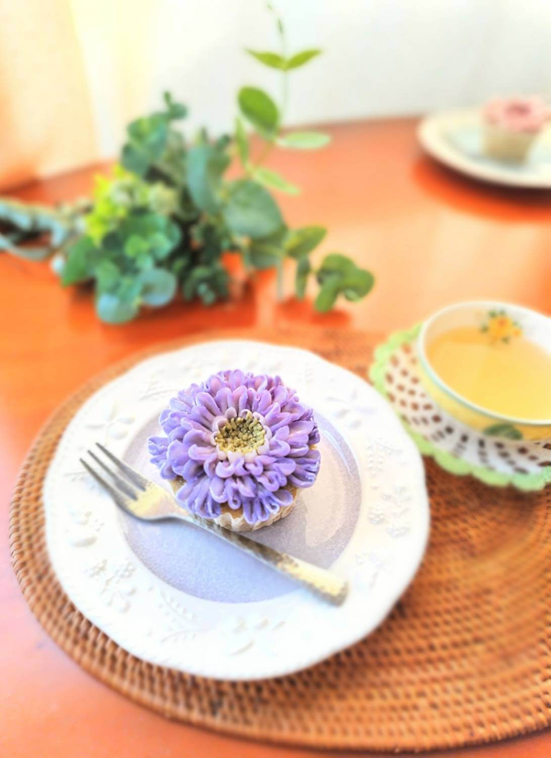 初心者向け【あんフラワーカップケーキ】Lesson③ | 和菓子教室antomo（アントモ）